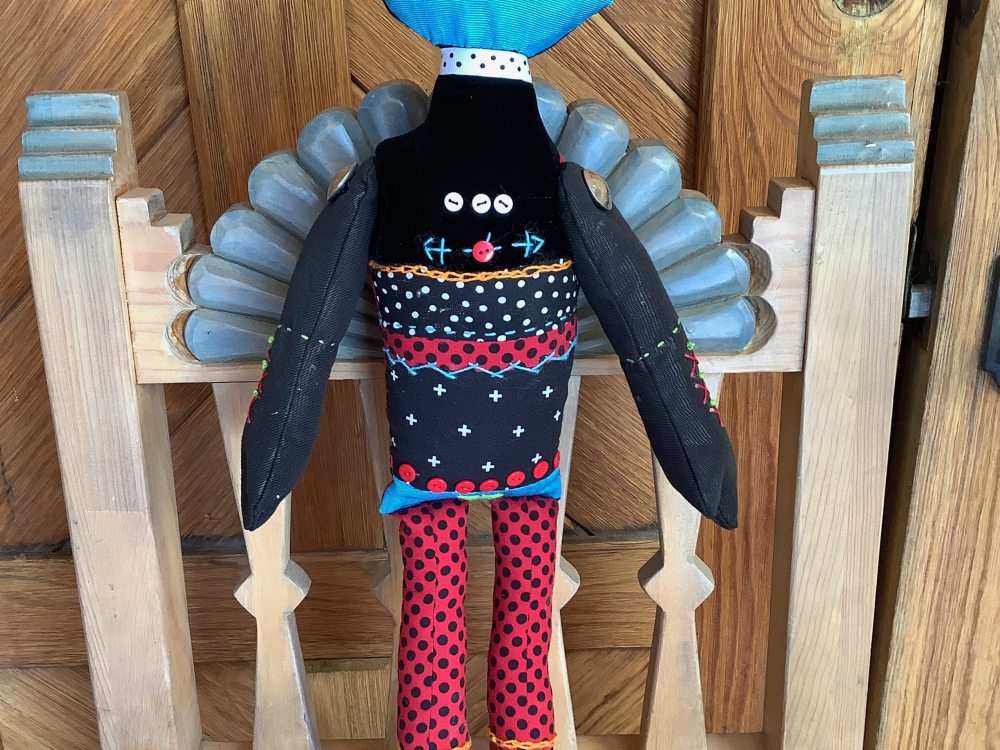 “Sings-at-Dawn” Tribal Singer Art Doll | kdrivera